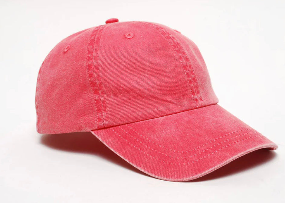 Pigmented Dyed Low Profile Cotton Baseball Cap – Nola S & G